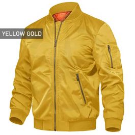 Women's Yellow Bomber Jacket | Custom Women's Yellow Bomber Jacket ...