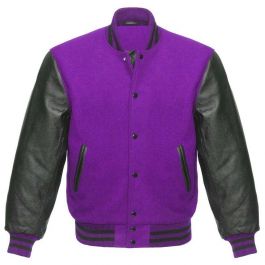 High Quality Purple Varsity Jacket Kids | Saida Gear